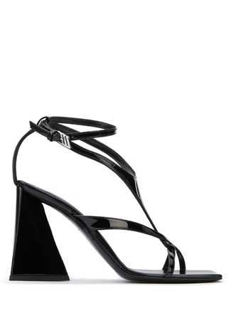The Attico Kadın Siyah Topuk Detaylı Deri Sandalet 36 EU The Attico Kadın Siyah Topuk Detaylı Deri Sandalet 36 EU