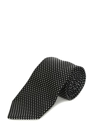 Kiton Erkek Puantiyeli İpek Kravat EU
