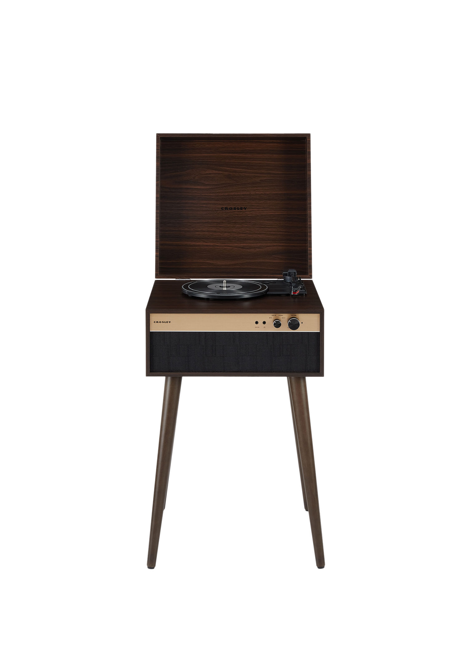 Crosley - Jasper Record Player Turntable with Bluetooth Receiver and Stand