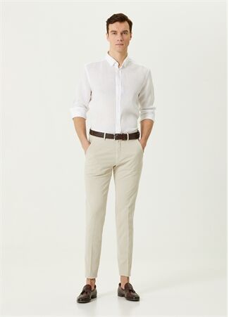 Corneliani Erkek PANTOLON Bej 58 IT