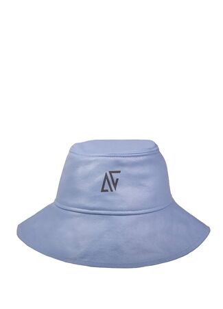 Bassigue Kadın Mavi Logo Detaylı Şapka EU