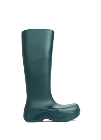 Bottega Veneta Kadın Puddle Petrol Çizme Mavi 36 EU