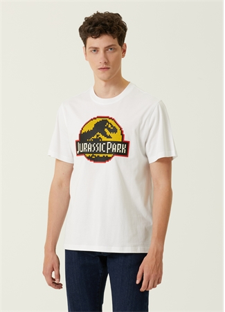 8-Bit by Mhrs Erkek Beyaz Figür Detaylı T-shirt S EU 8-Bit by Mhrs Erkek Beyaz Figür Detaylı T-shirt S EU