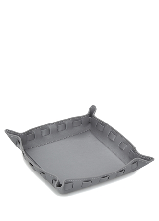 Beymen Home Marine Gri Dekoratif Deri Tabak Beymen Home Marine Gri Dekoratif Deri Tabak