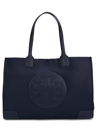 Tory Burch Kadın Lacivert Logolu Omuz Çantası EU Tory Burch Kadın Lacivert Logolu Omuz Çantası EU