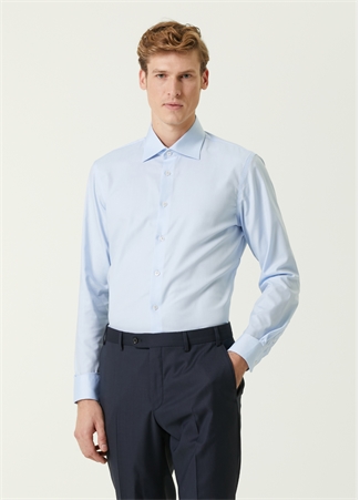Beymen Collection Erkek Custom Fit Mavi Gömlek 38 IT Beymen Collection Erkek Custom Fit Mavi Gömlek 38 IT