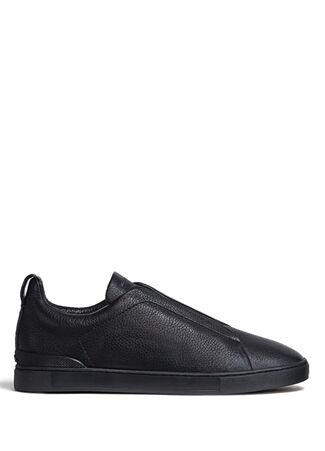 Zegna Erkek Siyah Deri Sneaker 6 IT