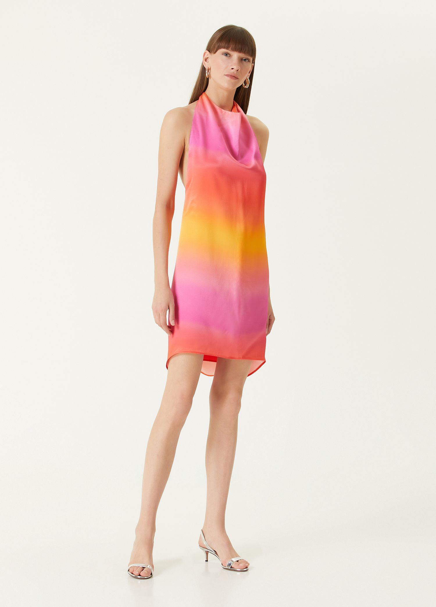 Sisters Sofia Pink Gradient Mini Dress Pink 4807