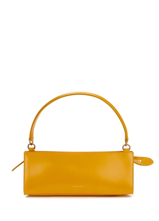 Mansur Gavriel Kadın Pencil Hardal Deri El Çantası Sarı EU Mansur Gavriel Kadın Pencil Hardal Deri El Çantası Sarı EU