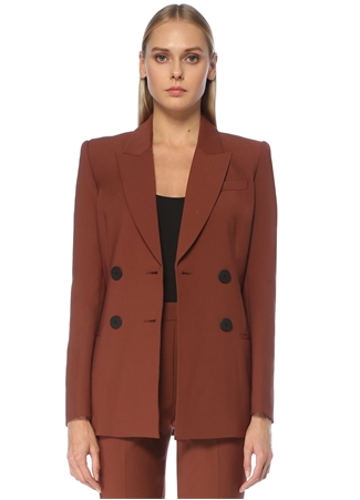 Camilla and Marc Kadın Bailey Kruvaze Blazer Ceket Turuncu 0 US