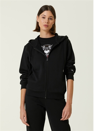 Kenzo Kadın Siyah Kapüşonlu Logo Baskılı Sweatshirt S EU Kenzo Kadın Siyah Kapüşonlu Logo Baskılı Sweatshirt S EU