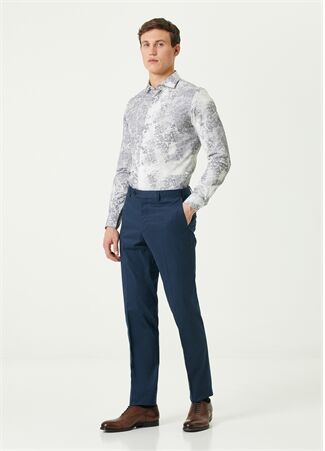 Pal Zileri Erkek Lacivert Pantolon 48 IT