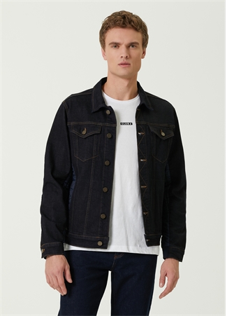 Beymen Club Erkek Lacivert Garni Detaylı Denim Ceket S Beymen Club Erkek Lacivert Garni Detaylı Denim Ceket S