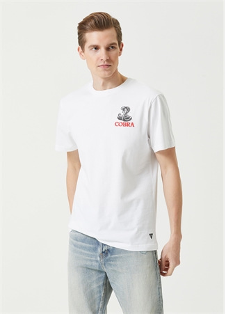 Cult of Cuddle Erkek Beyaz Baskı Detaylı T-shirt S EU Cult of Cuddle Erkek Beyaz Baskı Detaylı T-shirt S EU