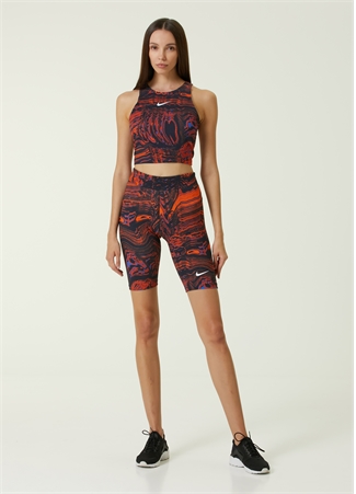 Nike Kadın NSW Essentials Siyah Turuncu Şort M EU Nike Kadın NSW Essentials Siyah Turuncu Şort M EU