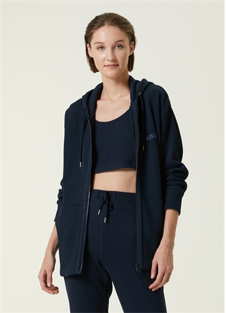 Bassigue Kadın Lacivert Kapüşonlu Sweatshirt S EU Bassigue Kadın Lacivert Kapüşonlu Sweatshirt S EU
