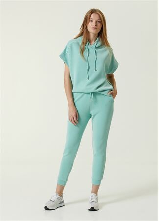 Network Kadın Slim Fit Mint Jogger Eşofman Yeşil S EU