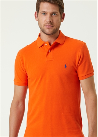 Polo Ralph Lauren Erkek Turuncu Yaka T-shirt S EU Polo Ralph Lauren Erkek Turuncu Yaka T-shirt S EU