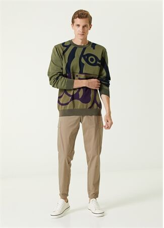 Theory Erkek Bej Cep Detaylı Jogger Pantolon 34 US