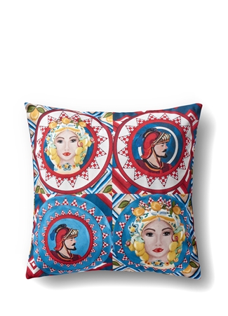 Chiara Alessi Positano Colorblocked 43x43 cm Dekoratif Yastık Çok Renkli Chiara Alessi Positano Colorblocked 43x43 cm Dekoratif Yastık Çok Renkli