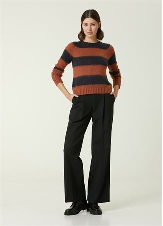 Allsaints Kadın Afia Relaxed Fit Siyah Kemerli Pantolon 8 UK