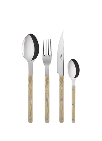 Sabre Bistro Faux Horn 24 Parça Çelik Çatal Bıçak Takımı Çok Renkli Sabre Bistro Faux Horn 24 Parça Çelik Çatal Bıçak Takımı Çok Renkli