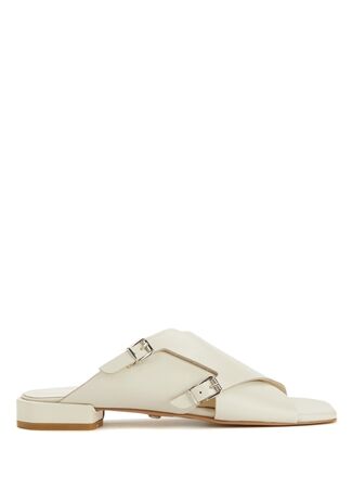 George Hogg Kadın Bej Deri Terlik 36 EU