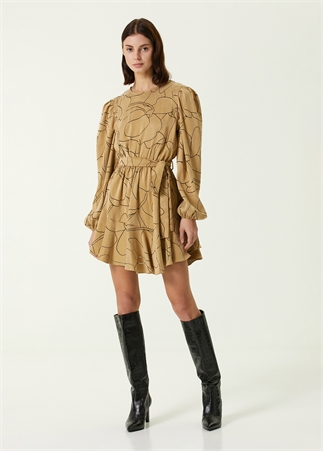 Network Kadın Regular Fit Camel Mini Elbise Kahverengi 34 EU Network Kadın Regular Fit Camel Mini Elbise Kahverengi 34 EU