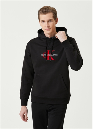 CK Jeans Erkek Regular Fit Siyah Organik Pamuk Sweatshirt S EU CK Jeans Erkek Regular Fit Siyah Organik Pamuk Sweatshirt S EU