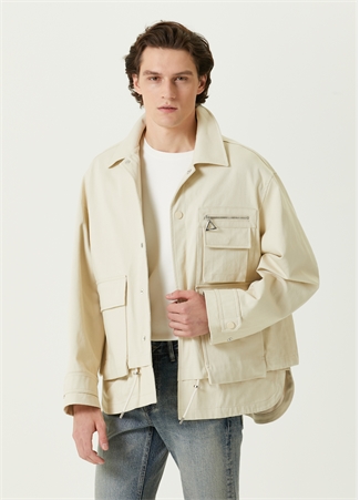 Solid Homme Erkek Bej Büzgü Detaylı Mont 52 It Solid Homme Erkek Bej Büzgü Detaylı Mont 52 It