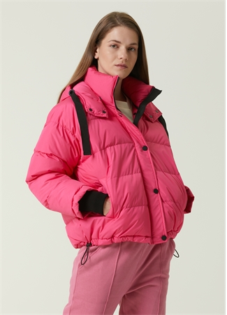 Beymen Club Kadın Pembe Kapüşonlu Puff Mont S Beymen Club Kadın Pembe Kapüşonlu Puff Mont S