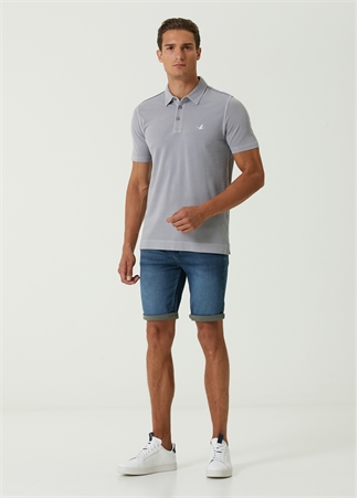 Beymen Club Erkek Slim Fit Mavi Denim Şort 36 Beymen Club Erkek Slim Fit Mavi Denim Şort 36