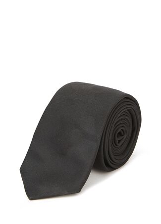 Palzileri Lab Erkek Siyah Desenli İpek Kravat EU