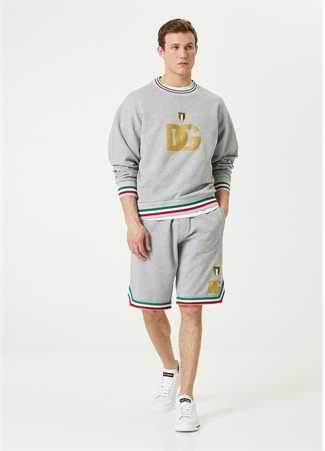 Dolce&Gabbana Erkek Gri Beli Kordonlu Logolu Bermuda 46 IT Dolce&Gabbana Erkek Gri Beli Kordonlu Logolu Bermuda 46 IT