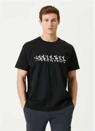 Givenchy Erkek Siyah Figür Detaylı T-shirt S EU Givenchy Erkek Siyah Figür Detaylı T-shirt S EU