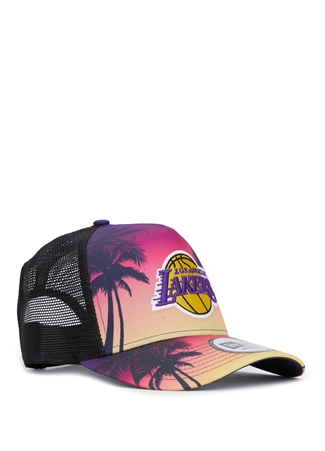 New Era Erkek Summer City Trucker Loslak Desenli Şapka Siyah EU