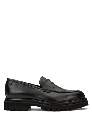 George Hogg Erkek Siyah Bant Detaylı Deri Loafer 40 EU George Hogg Erkek Siyah Bant Detaylı Deri Loafer 40 EU