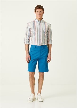 Etro Erkek Mavi Bermuda 48 IT