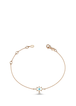 Collection-Selda Jewellery Kadın Nazar Boncuklu Altın Rengi Bileklik EU Collection-Selda Jewellery Kadın Nazar Boncuklu Altın Rengi Bileklik EU