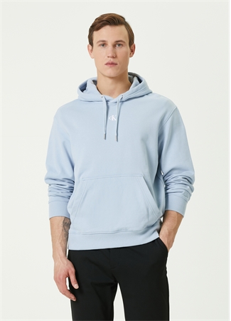 Ck Jeans Erkek Relaxed Fit Mavi Kapüşonlu Logolu Sweatshirt L Eu Ck Jeans Erkek Relaxed Fit Mavi Kapüşonlu Logolu Sweatshirt L Eu
