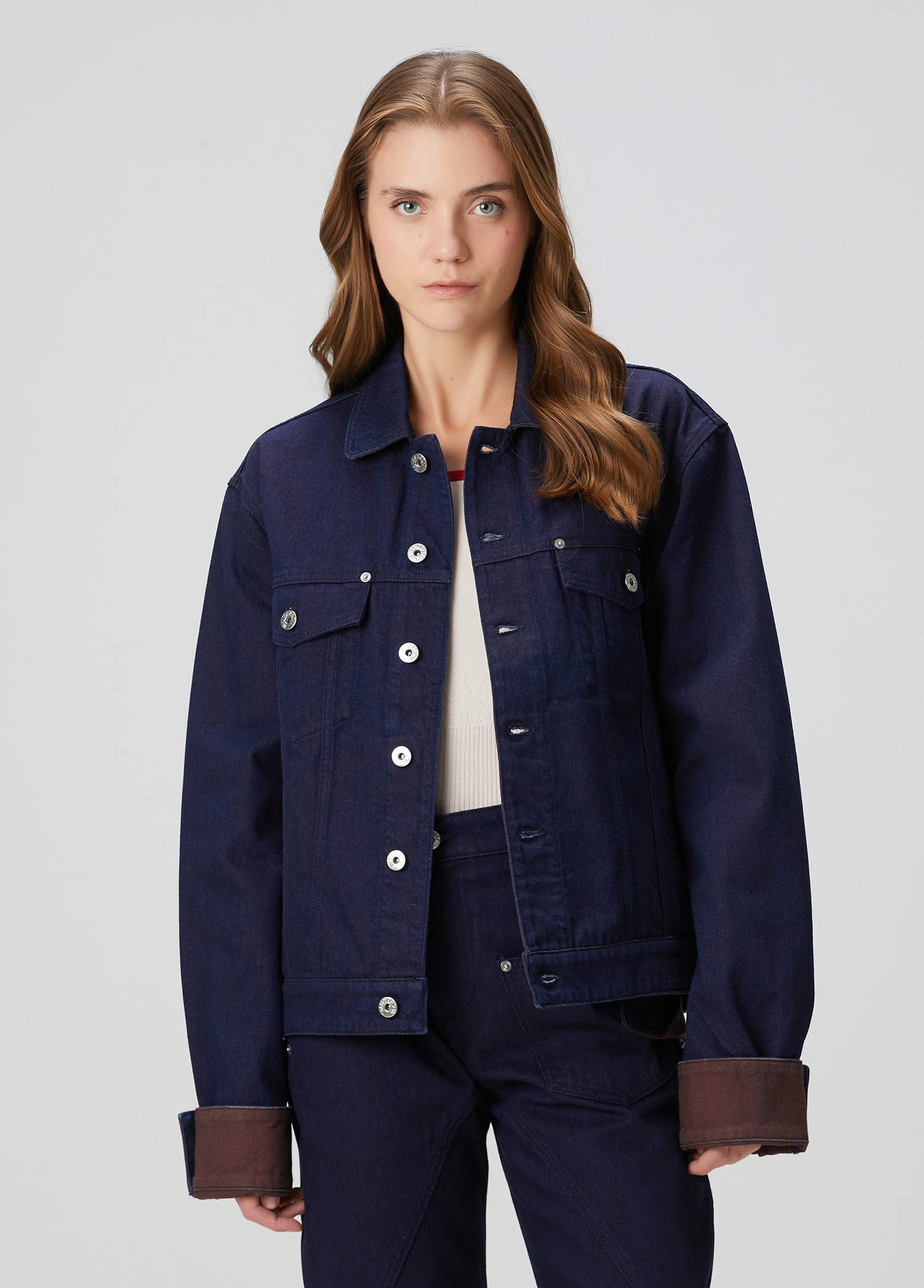JW Anderson - Navy Blue Denim Jacket