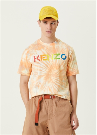 Kenzo Erkek Turuncu Batik Desenli T-shirt Xs Eu Kenzo Erkek Turuncu Batik Desenli T-shirt Xs Eu