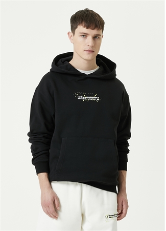 Urban Theory Erkek Essentials Siyah Kapüşonlu Logo Baskılı Sweatshirt S EU Urban Theory Erkek Essentials Siyah Kapüşonlu Logo Baskılı Sweatshirt S EU