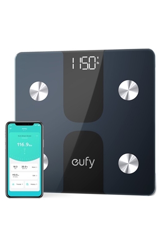 Anker Eufy C Akıllı Baskül Tartı Siyah Eu Anker Eufy C Akıllı Baskül Tartı Siyah Eu
