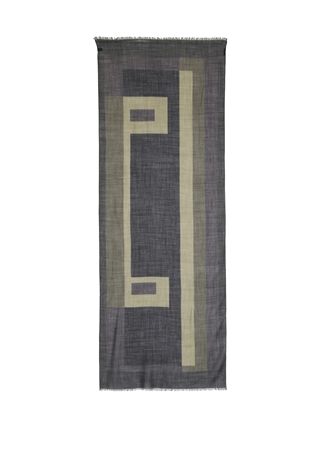 Pal Zileri Erkek Colorblocked Geometrik Desenli Yün Atkı Yeşil EU Pal Zileri Erkek Colorblocked Geometrik Desenli Yün Atkı Yeşil EU