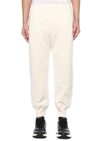 Prada Erkek Ekru Dar Paça Eşofman Altı Bej S EU