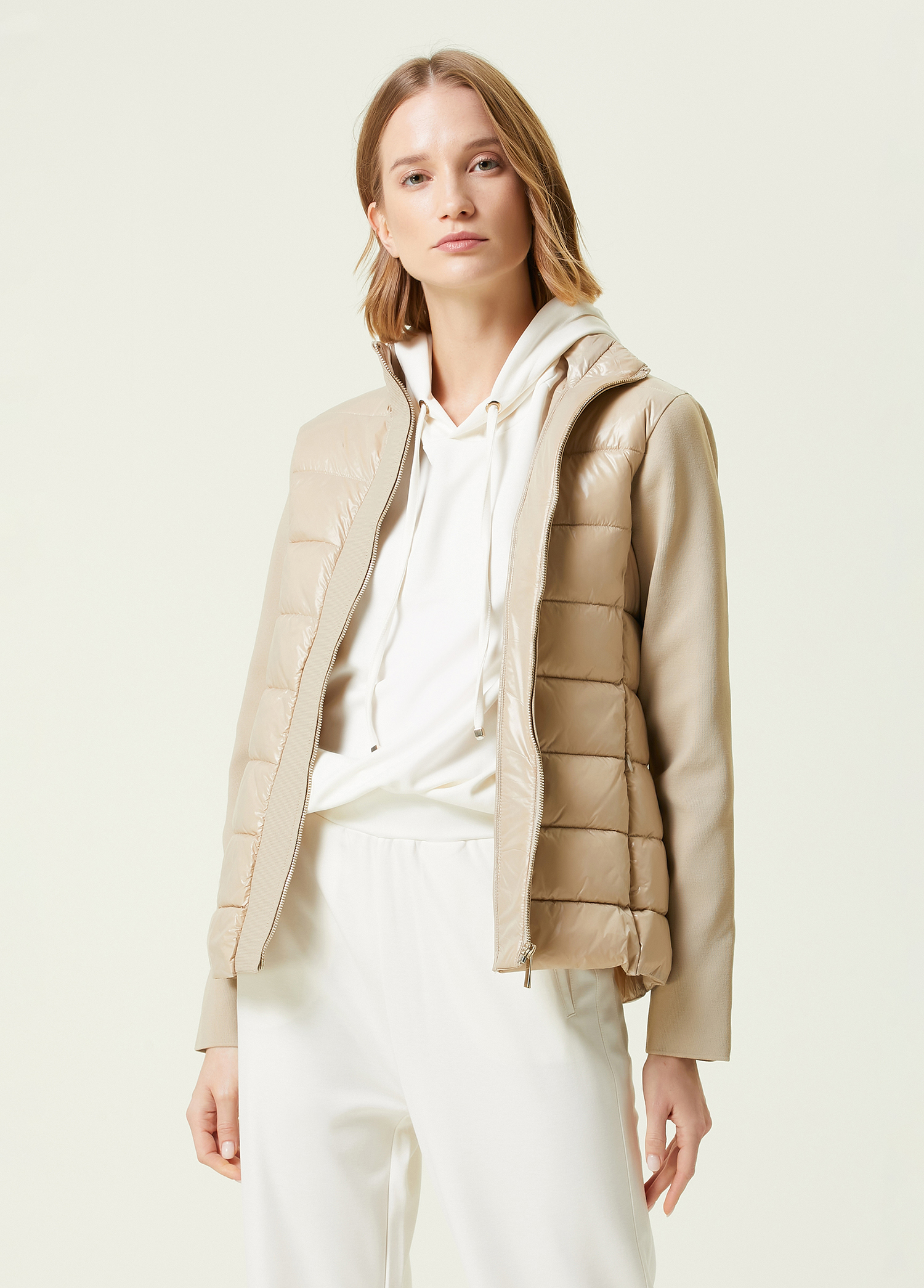 Network - Stone Washed Slim Fit Coat - Stone