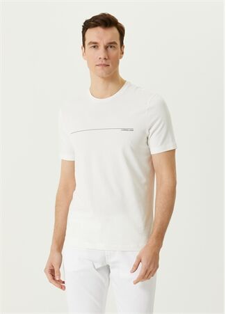 Corneliani Erkek TSHIRT Beyaz 58 IT