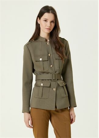 Network Kadın CEKET Haki 34 EU