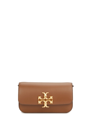 Tory Burch Kadın Camel Logo Detaylı Deri Omuz Çantası Kahverengi EU Tory Burch Kadın Camel Logo Detaylı Deri Omuz Çantası Kahverengi EU